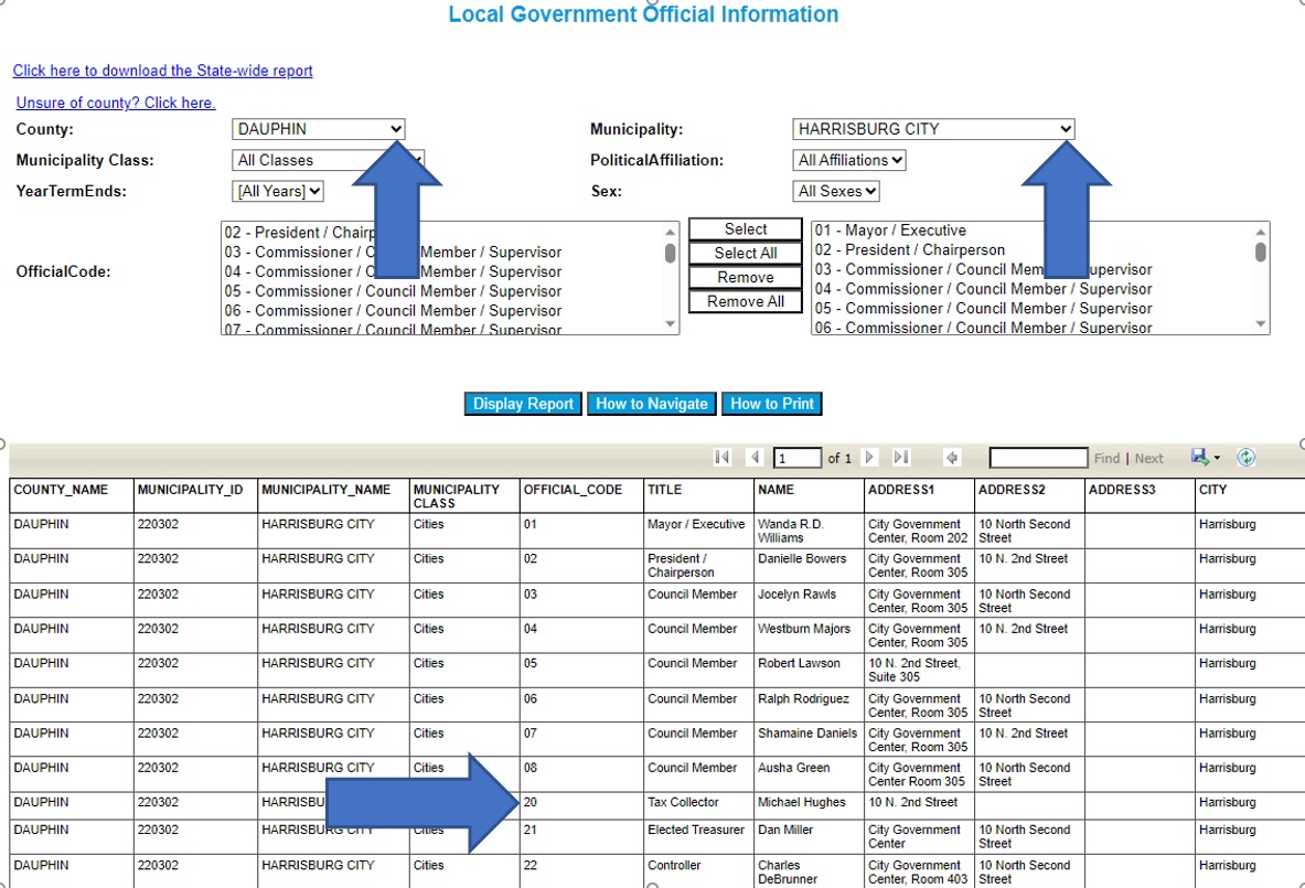 Governor's Center for Local Government Services
